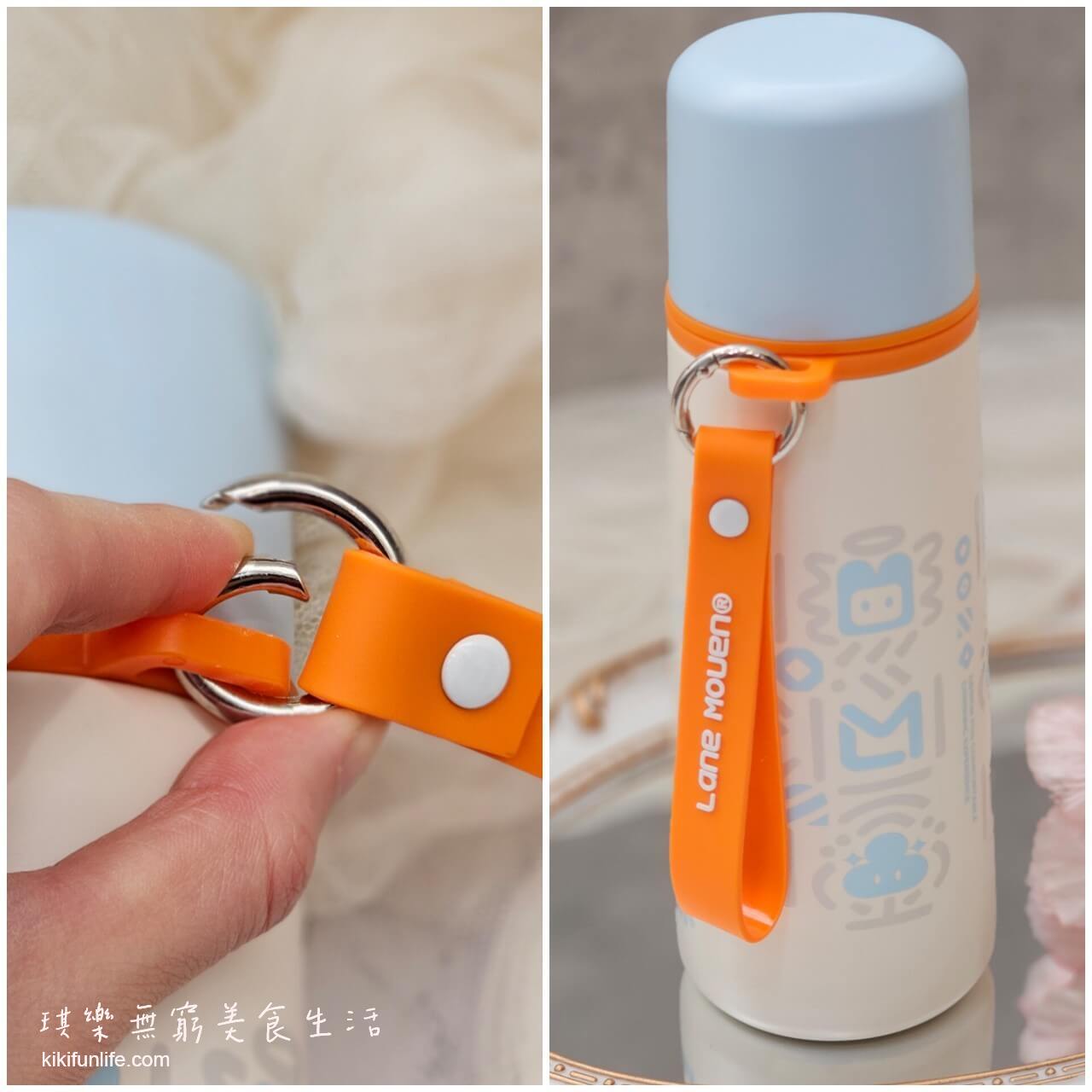 【Lane mouen覽萌】手繪系列兩用不鏽鋼保溫杯開箱！一鍵開關+可濾茶葉+水壺背帶+杯蓋可當杯子+防滑靜音 時尚可愛的彈跳保溫瓶推薦 ...